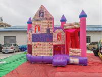 China Outdoor Kids Inflatable Princess Themed Jumping Castle Bounce House PVC Tarpaulin for sale