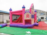 China Outdoor Kids Inflatable Princess Themed Jumping Castle Bounce House PVC Tarpaulin for sale