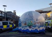 China 3m PVC Tarpaulin Inflatable Snow Globe Balloon For Take Photos for sale