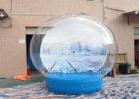 China Nylon Fabric 2.5 M Bubble Inflatable Snow Globe For Take Photos for sale