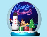 China Outdoor PVC Tarpaulin 3M Dia Inflatable Snow Globe For Advertising for sale