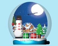 China Outdoor PVC Tarpaulin 3M Dia Inflatable Snow Globe For Advertising for sale
