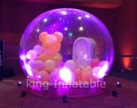 China 0.8 Mm PVC Inflatable Christmas Snow Globe For Outdoor Event for sale