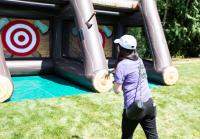 China PVC Outdoor Axe Throwing Inflatable Sport Games For Kid Adult for sale