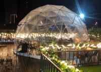 China Outdoor Transparent 4 m Geodesic dome tent Bubble Camping Tent With A View Of The Stars Steel Pipes for sale