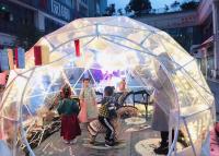 China Outdoor Transparent 4 m Geodesic dome tent Bubble Camping Tent With A View Of The Stars Steel Pipes for sale