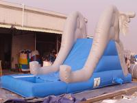 China Commercial Inflatable Water Slide Pool For Kids Amusement Games for sale