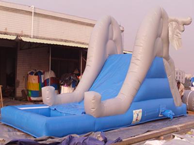 China Commercial Inflatable Water Slide Pool For Kids Amusement Games for sale