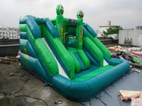 China CE Certificates Inflatable Water Slide PVC Tarpaulin Material For Outdoor Games for sale
