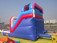 China Outdoor Amusement Mermaid Pink Inflatable Water Slide Double Strong Stitching for sale