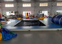 China Sea pool Inflatale 0.9mm Floating Swimming Pool With Unti Jellyfish Net for yacht for sale