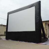 China 0.55 mm Inflatable Outdoor Projector Movie Screen , Jumbo Inflatable Projector Screen for sale