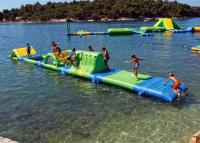 China Aqua Jump Inflatable Floating Water Park / Inflatable Water Island for sale