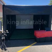 China 0.65mm PVC Airtight Inflatable Golf Driving Range simulatorTent For Training for sale