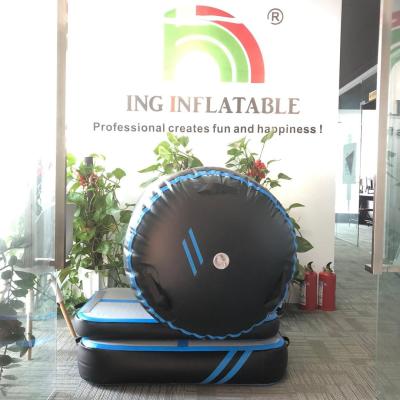 China Inflatable Gym Mat Air Tumbling Track Gymnastics Cheerleading Air Floor for sale