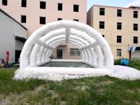 China 12*6m Airtight Clear Inflatable Pool Bubble Dome , Waterproof Pool Dome for sale