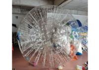 China 0.8mm PVC Clear Inflatable Human Hamster Bubble Ball for sale