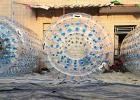 China 2.4m Inflatable Water Roller Ball Human Size Hamster Ball With Safety Net for sale