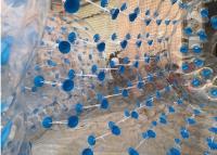 China 2.4m Inflatable Water Roller Ball Human Size Hamster Ball With Safety Net for sale