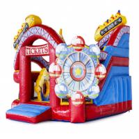 China 0.55mm Pvc Tarpaulin Inflatable Bouncer Combo inflatable jumping castle for sale