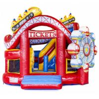 China 0.55mm Pvc Tarpaulin Inflatable Bouncer Combo inflatable jumping castle for sale