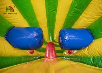 China PVC Outdoor Lion Carton Bounce Obstacle Course 6.5*5.5*3.2m for sale
