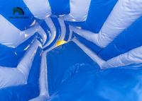 China Indoor 6.5x5.5m Blue Shark Inflatable Bounce Obstacle Course for sale