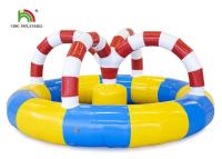 China Red Blue 3m Kids Inflatable Duck Pond For Amusement Park for sale