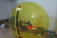 China Yellow Ball Inflatable Walk On Water Ball For Children Amusement for sale