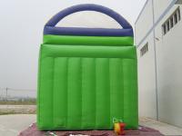 China Kids Backyard Inflatable Water Slide With Pool PVC Tarpaulin CE Certificate Blower for sale