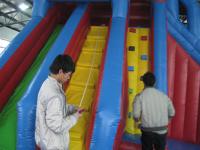China Outdoor Kids Inflatable Water Park With Slide / Inflatable Water Slide PVC Tarpaulin for sale