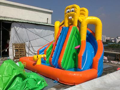 China PVC Tarpaulin Inflatable Water Slide / Inflatable Water Park Games for sale