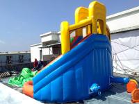 China PVC Tarpaulin Inflatable Water Slide / Inflatable Water Park Games for sale