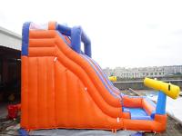 China CE Certificate Inflatable Water Park With Slide PVC Tarpaulin For Kids Water Games for sale