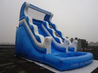 China Outdoor Inflatable Amusement Slide Pool For Kids CE Certificate Waterproof Slide for sale