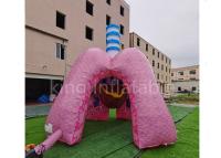 China Plato 0.4mm Inflatable Advertising Products Simulation Lung Heart Model for sale