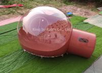 China Brown 5m Inflatable Bubble Tent Camping House For Outdoor Hotel for sale