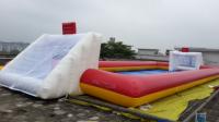 China Standar Inflatable Sports Games / Tarpaulin Football Field 0.55mm PVC tarpaulin for sale