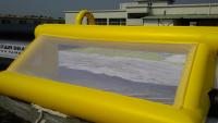 China Gient Tarpaulin Inflatable Sports Games / Tarpaulin Football Playground for sale