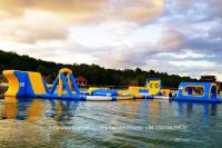 China Custom Outdoor Floating Giant Inflatable Aqua Sports Water Park For Sale for sale