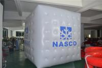 China 0.2mm PVC Cube Inflatable Advertising Products / Blow Up Tent With Logo Printing for sale