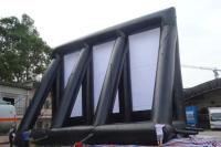 China Waterproof Backyard Outdoor Inflatable Movie Screen With Blowers for sale