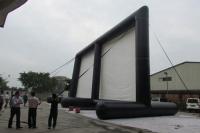 China ASTM Outdoor Inflatable Movie Screen Black Frame Structure for sale