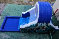 China Funny Dinosaur Theme 8.5m By 3m Inflatable Water Slide for sale