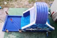 China Full Printing Shark Theme 8.5m By 3m Inflatable Water Slide for sale