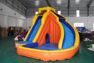 China Kids 0.90mm Plato Inflatable Water Slide With Swimming Pool for sale