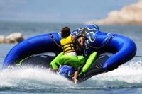 China Custom Adult 4m By 3m Inflatable Flyfish With Private Logo for sale