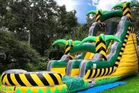 China Commercial Colorful PVC Inflatable Water Slide Forest Theme for sale