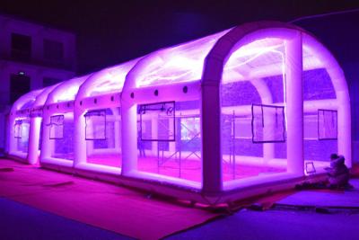 China Plato 0.65mm Inflatable LED Lighting Tent Blow Up House For Party for sale
