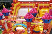 China Custom Plato PVC Tarpaulin Inflatable Bouncer Playground For Children for sale